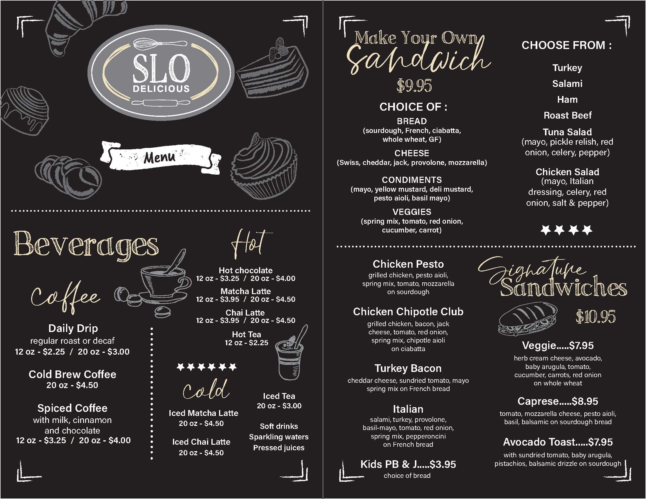 Menu – SLO Delicious